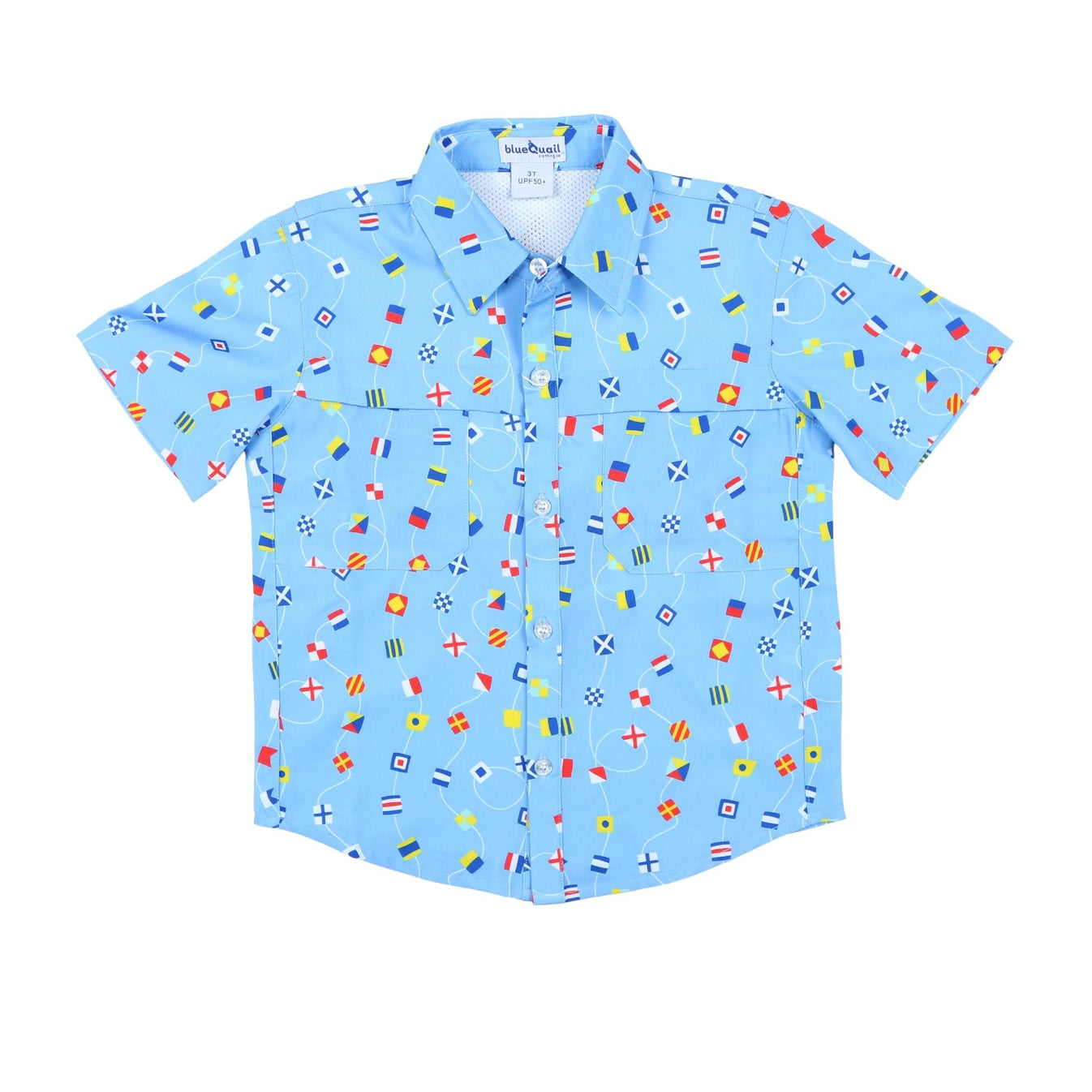 Nautical Flags Short Sleeve Shirt - Everyday Collection | BlueQuail ...